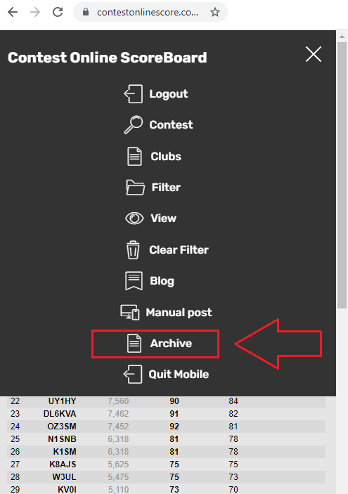 July 2021 – Contest Online ScoreBoard