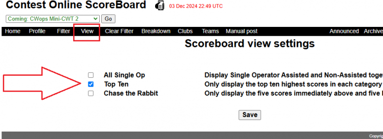Contest Online ScoreBoard – Developers Team Blog.